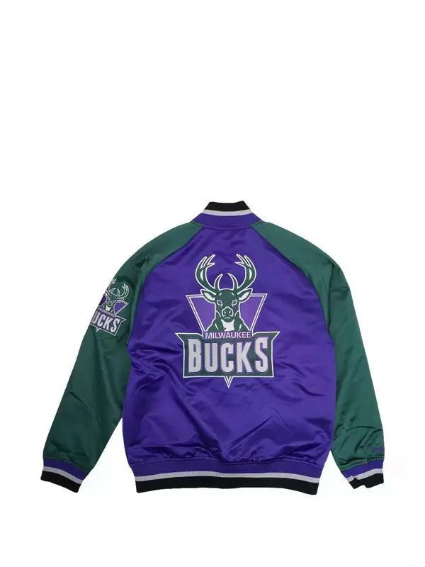 Mitchell & Ness Playmaker Logo Bucks Bomber Jacket