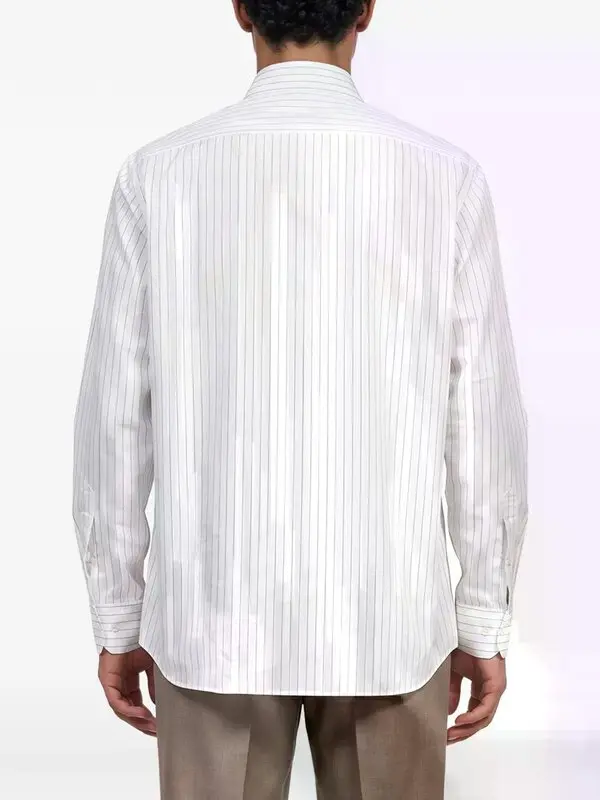 LARDINI Vertical-stripe Shirt