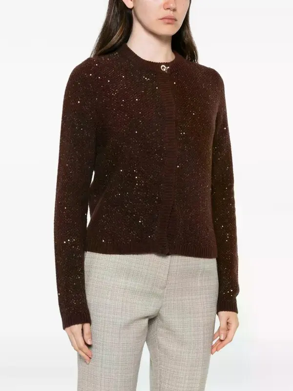 Fabiana Filippi Sequin Embellished Cardigan