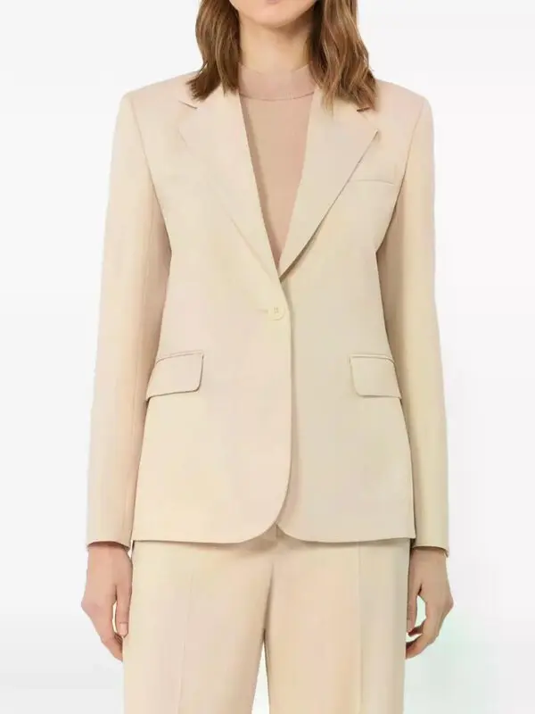 Max Mara Wkdlamine Single-breasted Peaked-lapel Jacket