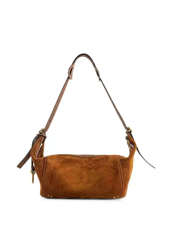 Chloé Paddington Suede Shoulder Bag - Brown