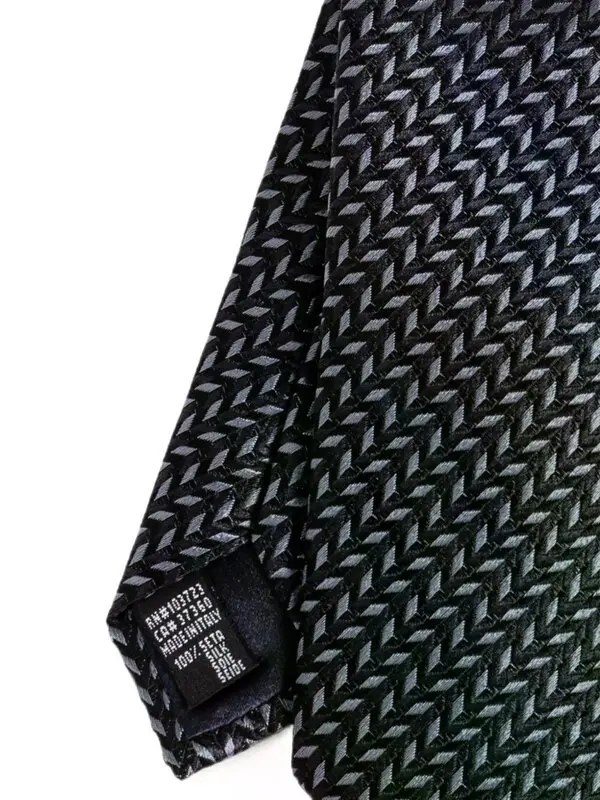 Giorgio Armani Geometric-pattern Tie