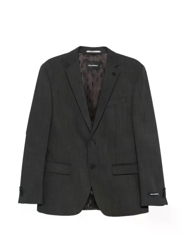 Karl Lagerfeld Single-breasted Jacket - Grey