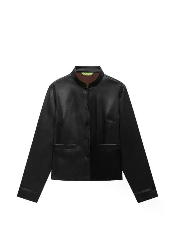 Shanghai Tang Tang Satin Blouse - Black