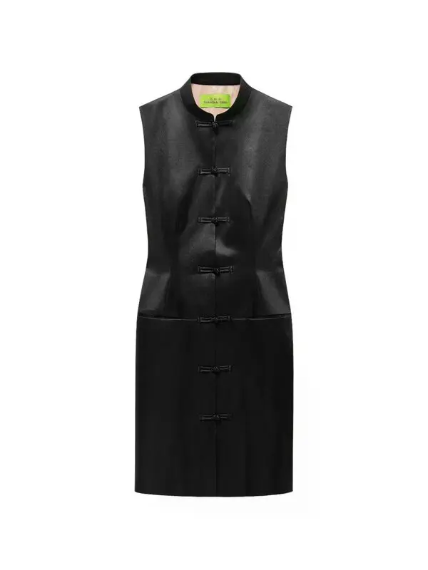 Shanghai Tang Qipao Mini Dress - Black