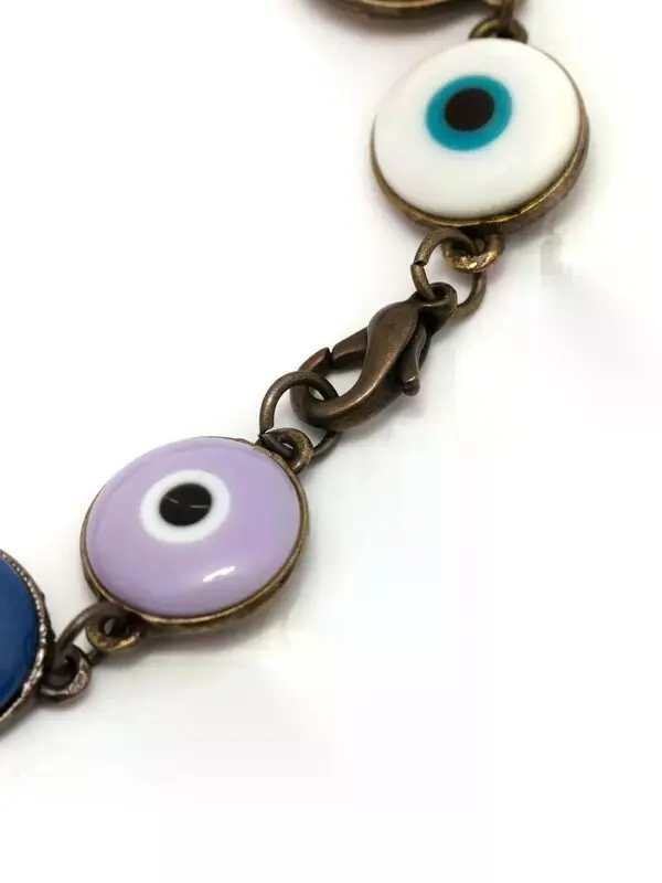 AMIR SLAMA Evil Eye Colour-block Bracelet