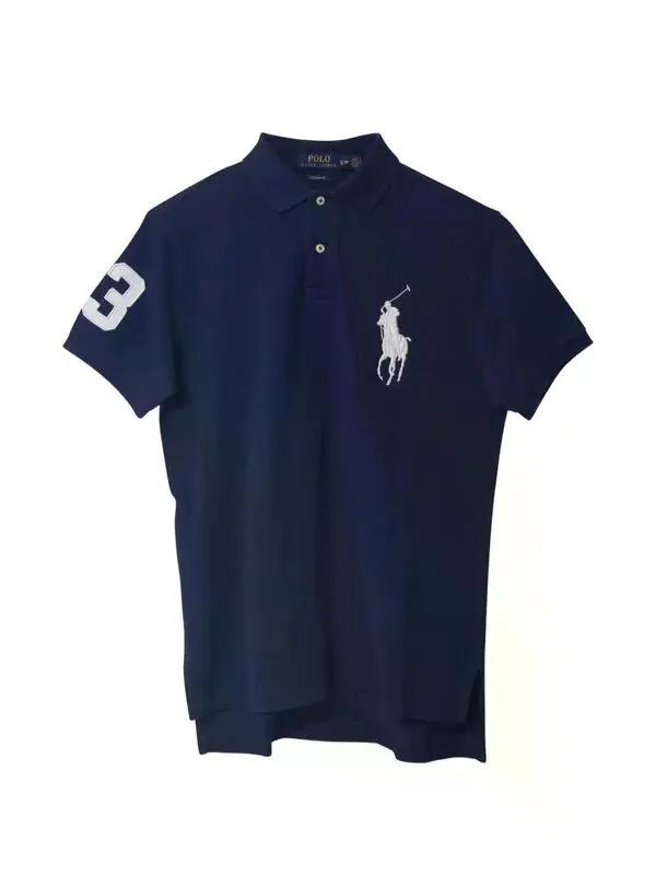 Ralph Lauren Logo-embroidered Slim-fit Polo Shirt - Blue
