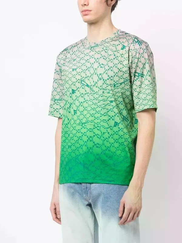 Off-White Arrows-print Ombré-effect T-shirt