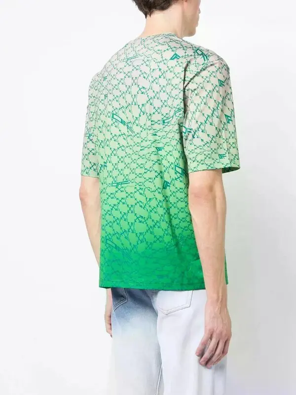 Off-White Arrows-print Ombré-effect T-shirt