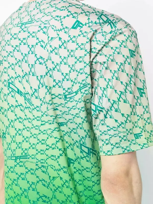 Off-White Arrows-print Ombré-effect T-shirt