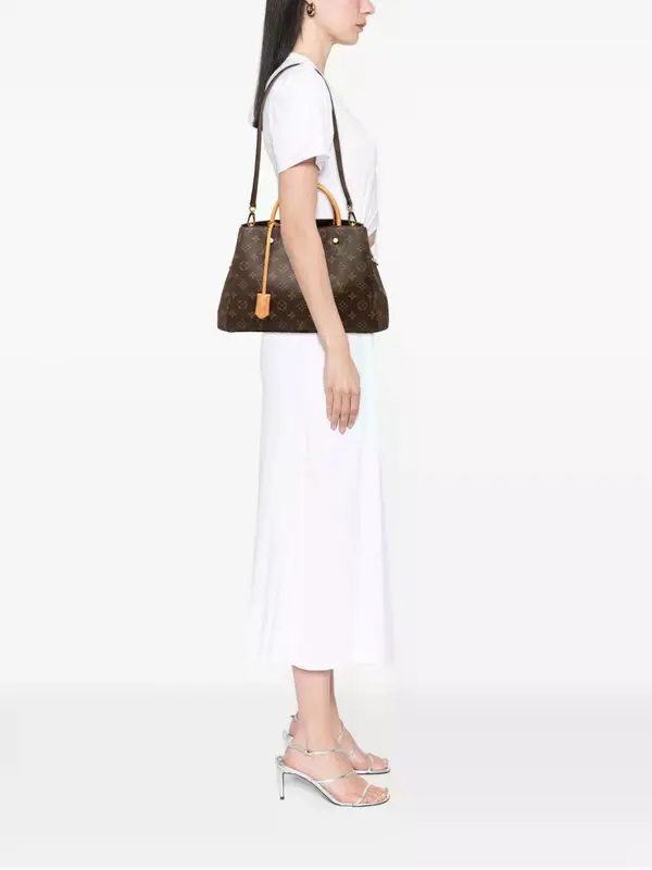 LOUIS VUITTON Monogram Montaigne Mm Satchel