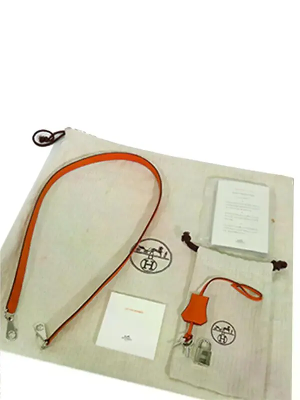 Hermès 2007 Epsom Bolide 31 Satchel - Orange