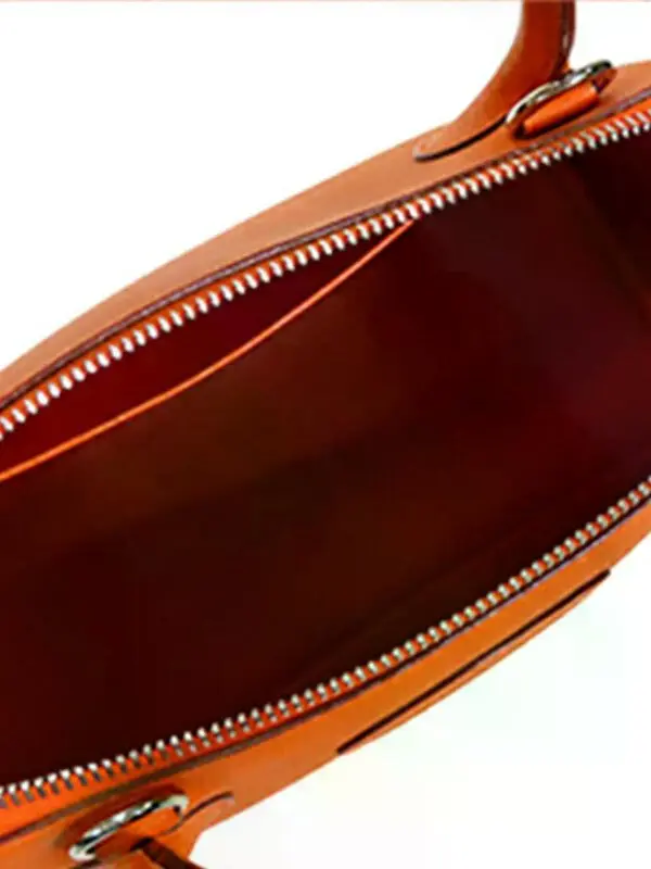 Hermès 2007 Epsom Bolide 31 Satchel - Orange