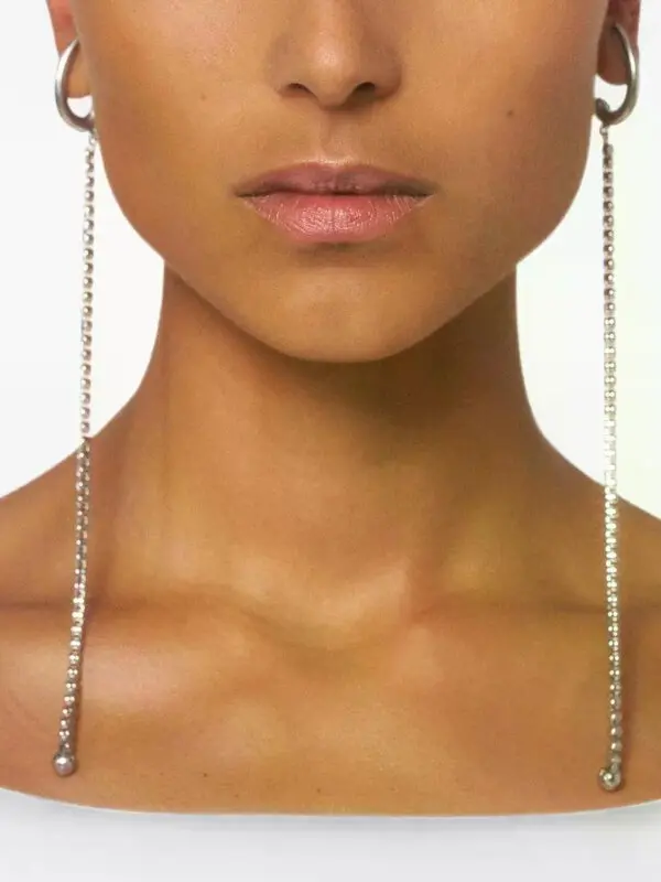 PANCONESI Diamanti Pendulum Crystal-embellished Earrings