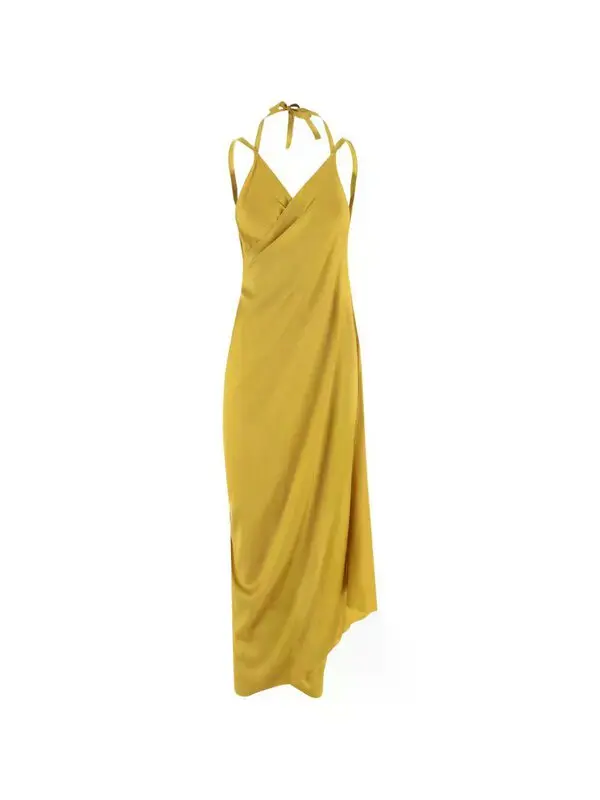 STEPHAN JANSON Wrap-design Dress - Yellow