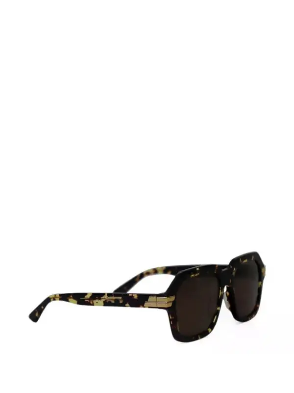 Bottega Veneta Square Sunglasses - Brown