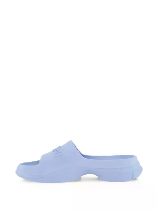 GANNI Logo-embossed Pool Slides