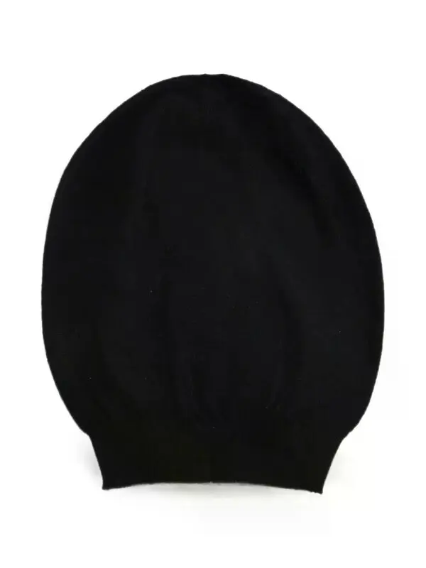 Rick Owens Oval-shape Beanie Hat - Black