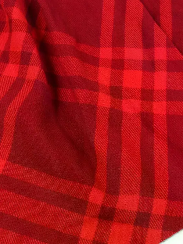 Burberry 2020s Wool Checked Midi Skirt