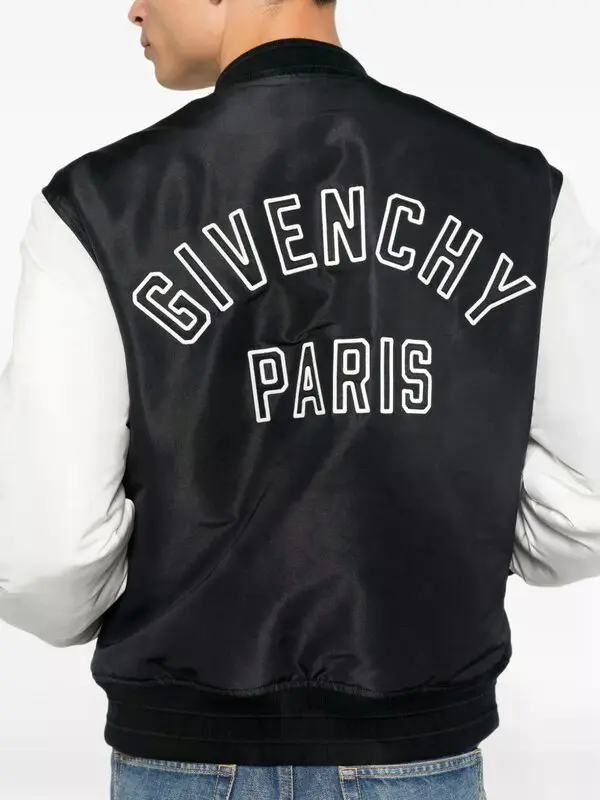 Givenchy Logo-embroidered Bomber Jacket