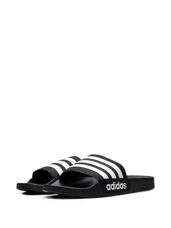 Adidas Adilette Shower Three-stripe Slides - Black