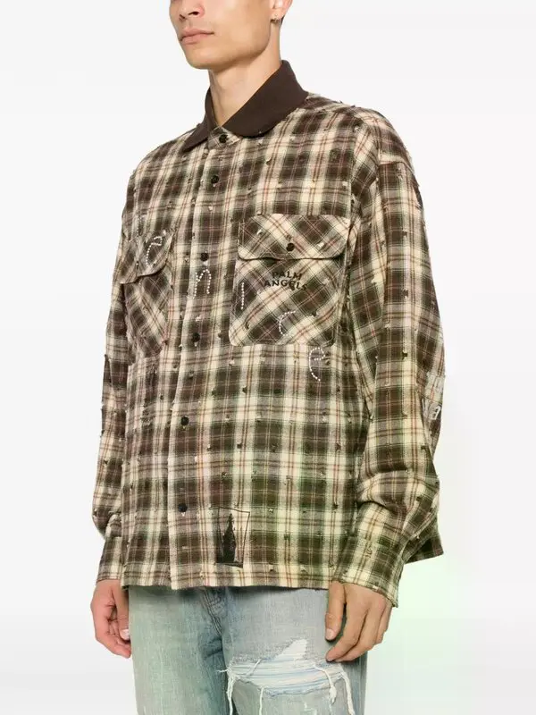 Palm Angels Check-pattern Shirt