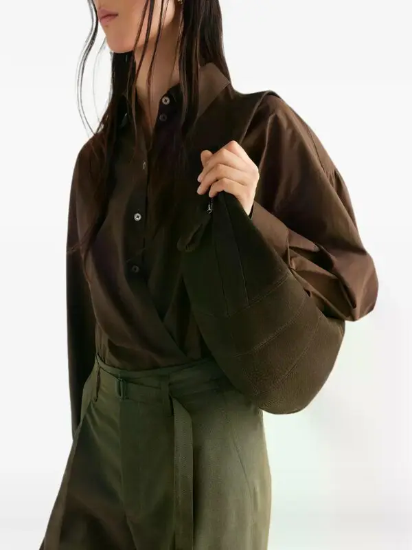 LEMAIRE Fortune Croissant Bag In Alpaca Nubuck