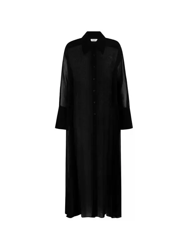 CAYET Caetana Sheer Maxi Overshirt