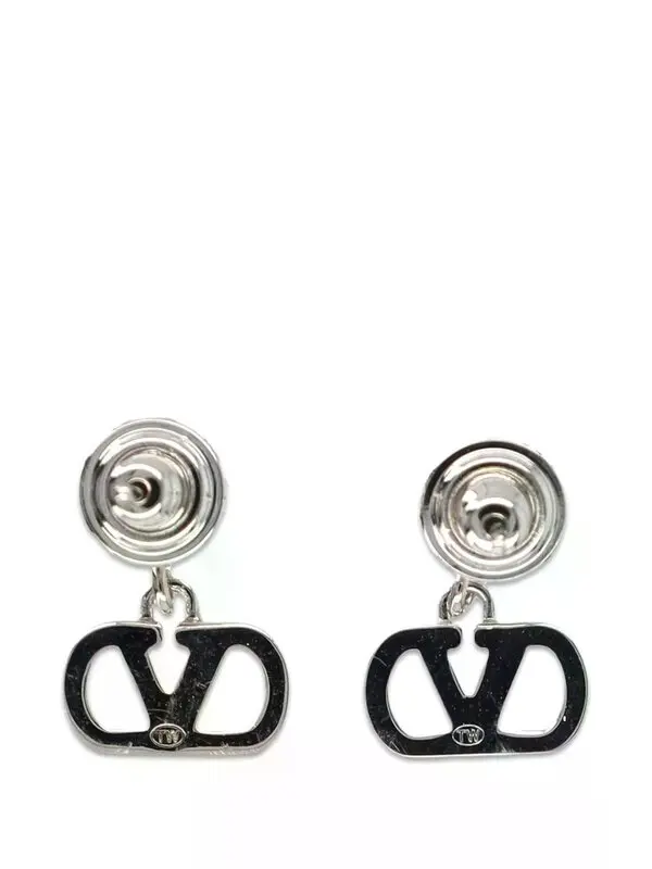 Valentino Garavani Vlogo Signature Faux-pearl Earrings - Silver