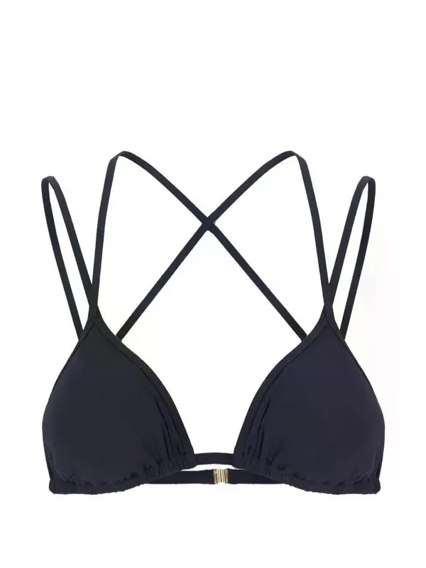 MAISON ANAMI Cross-strap Triangle Bikini Top