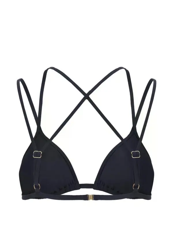 MAISON ANAMI Cross-strap Triangle Bikini Top