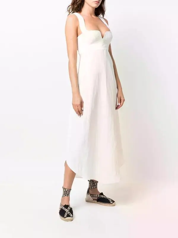 Stella McCartney Sweetheart Neck Midi Dress