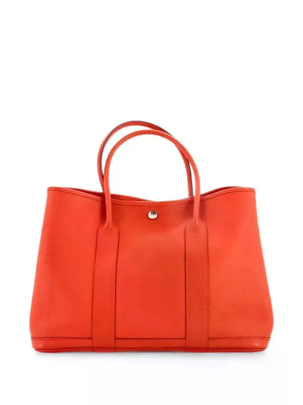 Hermès Garden Party Leather 36 Tote Bag - Orange