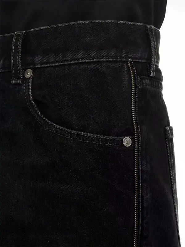 Off-White Zip-trim Loose-fit Jeans
