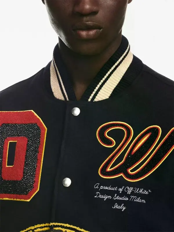 Off-White Moon Phase Bomber Jacket