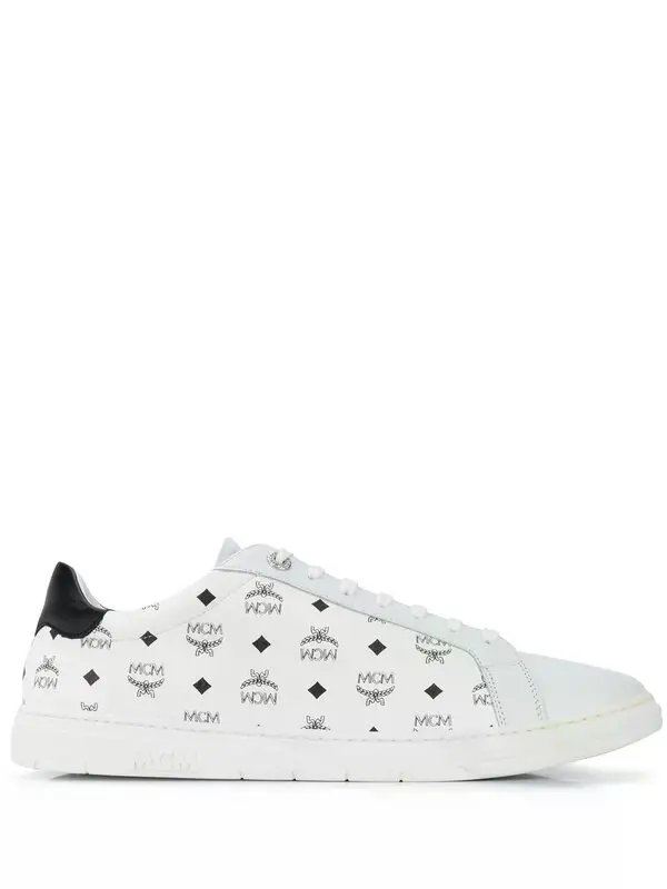 Mcm Terrain Low-top Sneakers - White