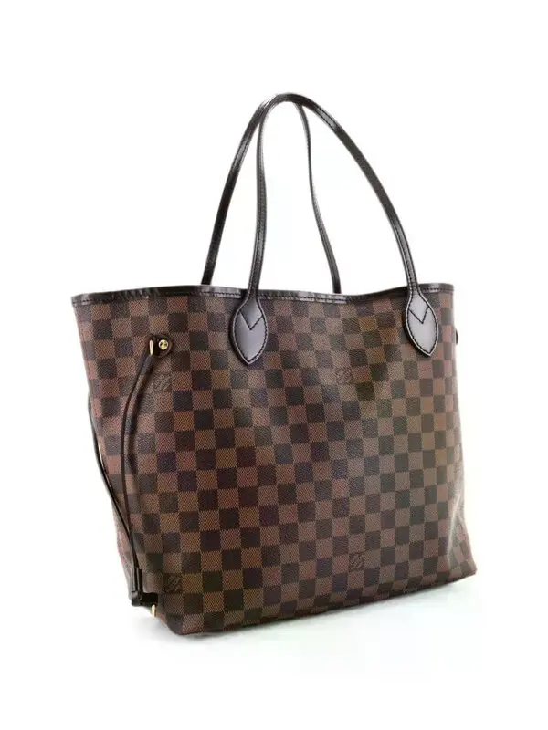 LOUIS VUITTON Neverfull Damier Mm Tote Bag - Brown