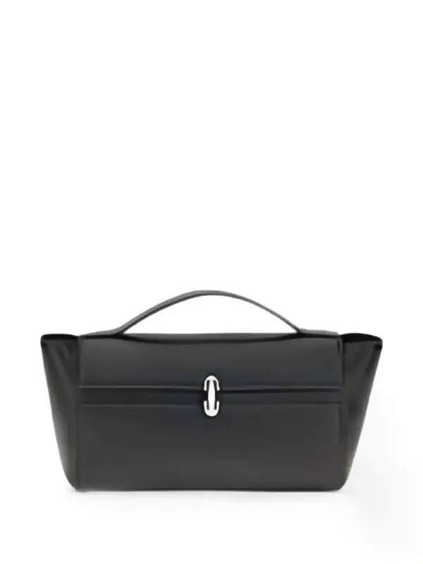 Savette Trapeze Leather Tote Bag
