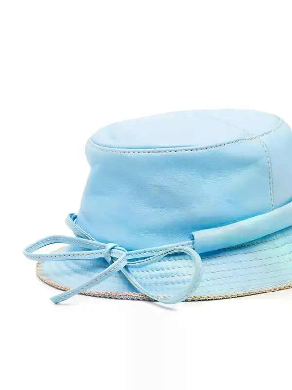 Jacquemus Tie-fastened Bucket Hat - Blue
