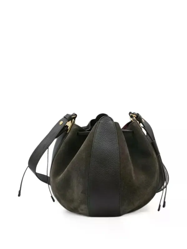 COCCINELLE Suede-panelled Shoulder Bag