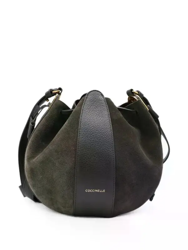 COCCINELLE Suede-panelled Shoulder Bag