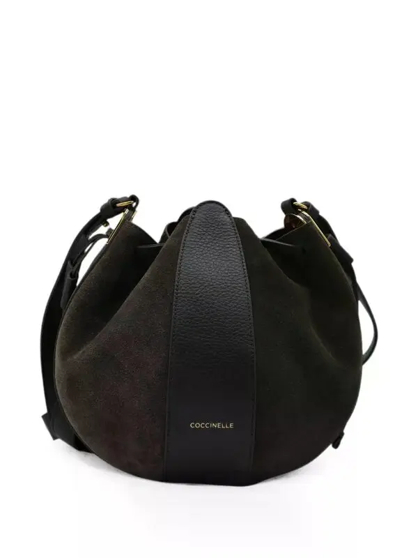 COCCINELLE Suede-panelled Shoulder Bag