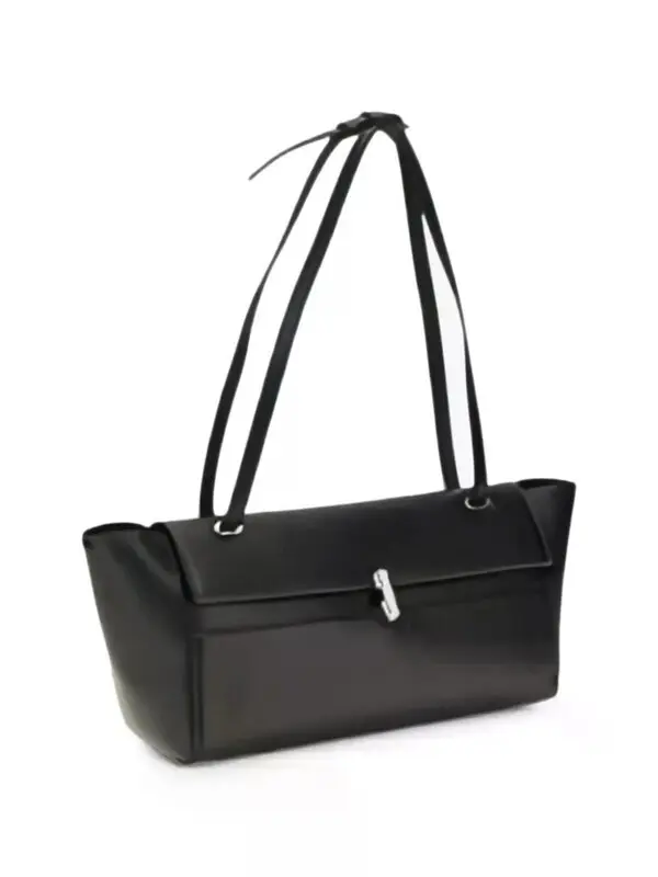 Savette Symmetry Trapeze Leather Shoulder Bag - Black