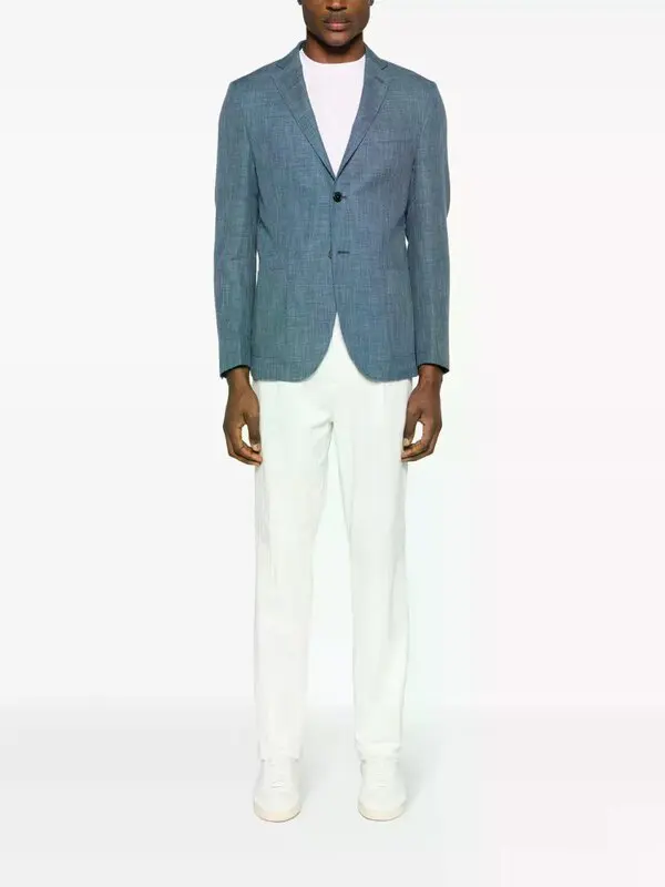 Corneliani Mélange Single-breasted Blazer