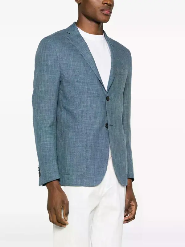 Corneliani Mélange Single-breasted Blazer