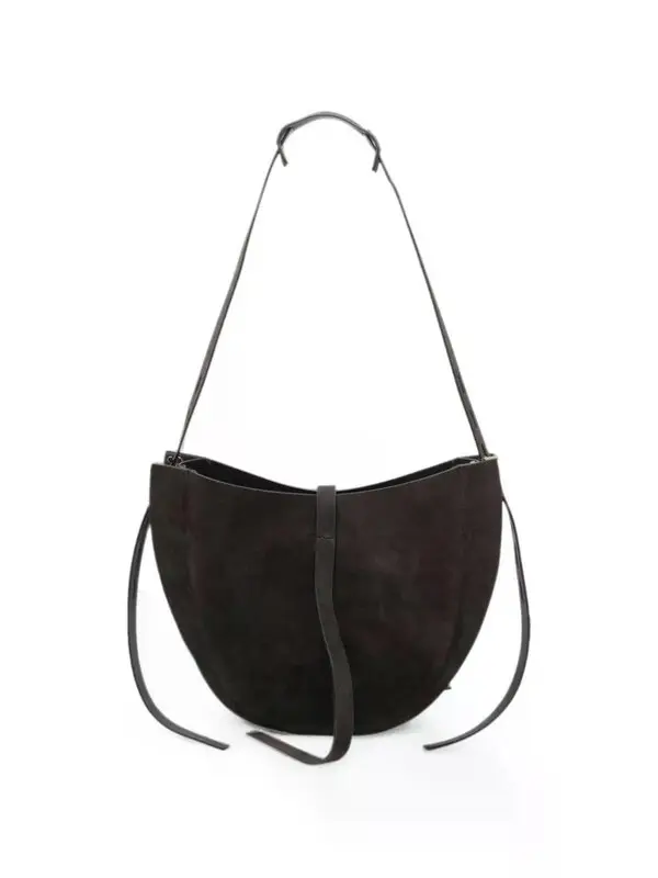 MINOBOSSI Small Lizzie Suede Shoulder Bag - Brown
