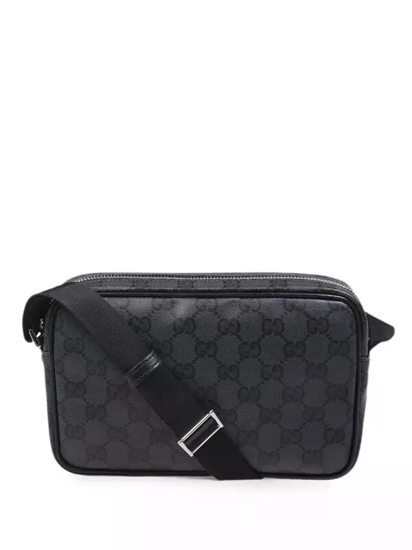 Gucci Mini Gg Supreme Messenger Bag - Black