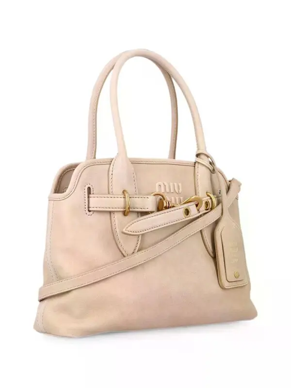 Miu Miu Aventure Nappa Leather Tote Bag
