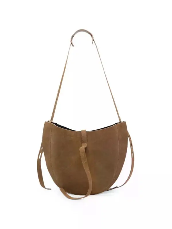 MINOBOSSI Small Lizzie Suede Shoulder Bag - Neutrals