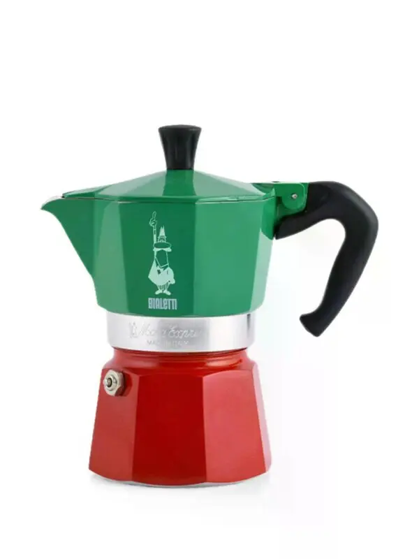 BIALETTI Moka Express Tricolore Espresso Maker - Red